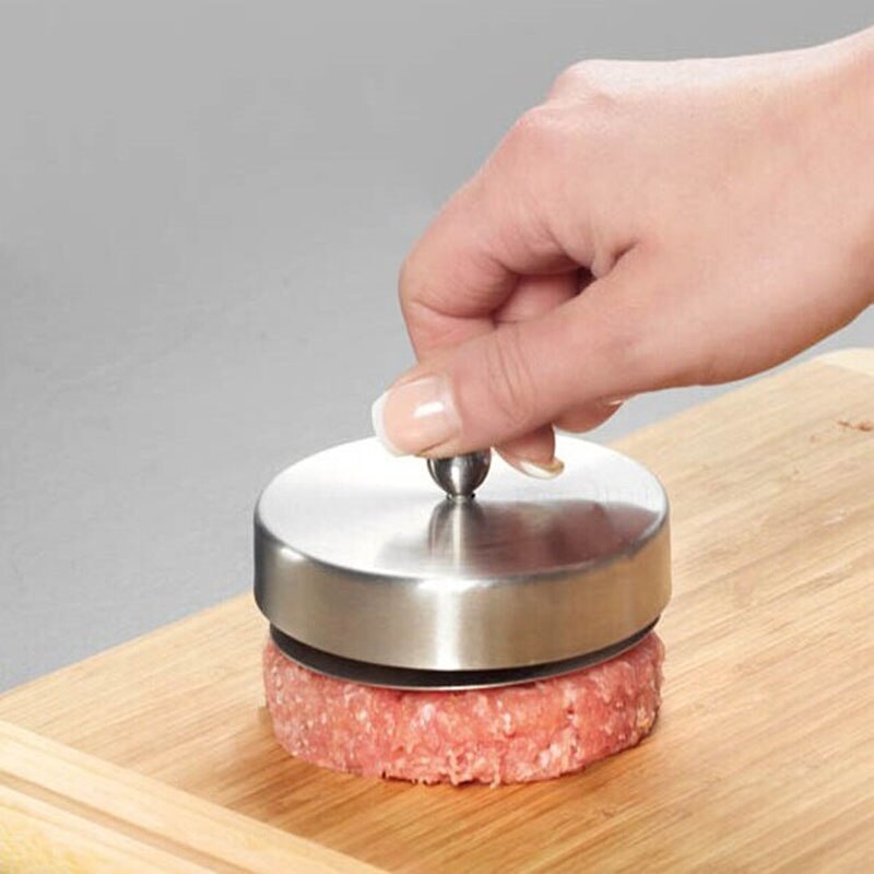 3.75 ''Rvs Hamburger Druk Gehaktbrood Gevulde Burg... – Vicedeal