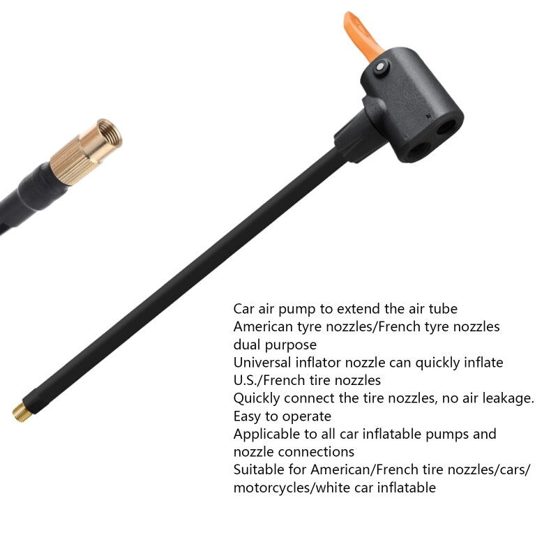 Auto Tire Air Inflator Hose Inflatable Pump Extens... – Vicedeal
