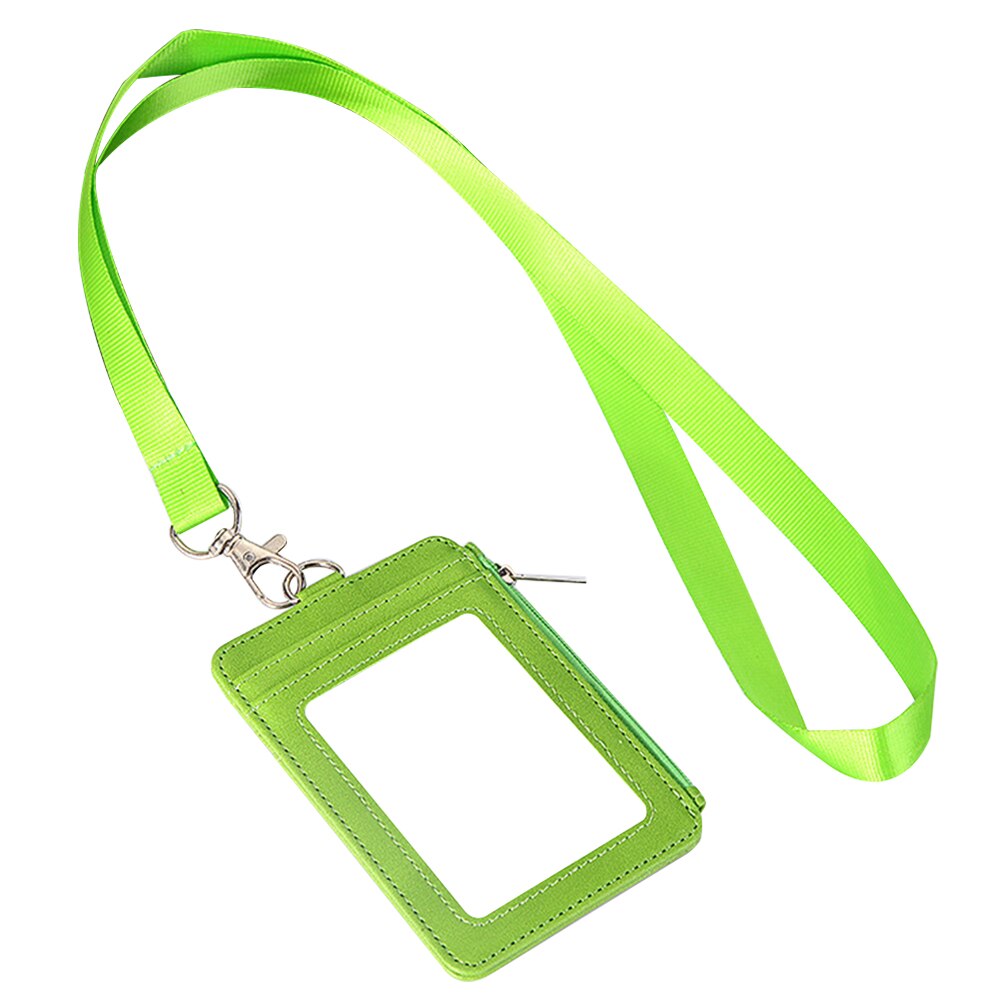 Bus Pass PU Leather Multi Slot Vertical Name Tag C... – Grandado