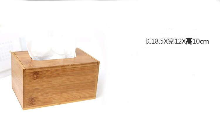 Tissue box bamboo storage box tea restaurant hotel... – Grandado