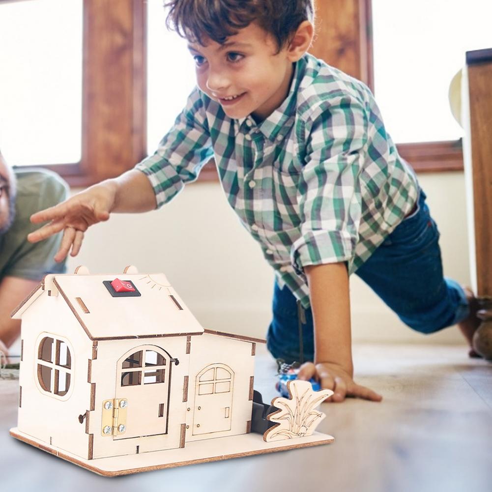 DIY Wooden Model Puzzle Educational Luminous Handc... – Vicedeal