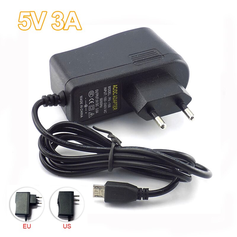 5V 3A Micro Usb Ac Naar Dc Power Adapter Supply Us... – Grandado