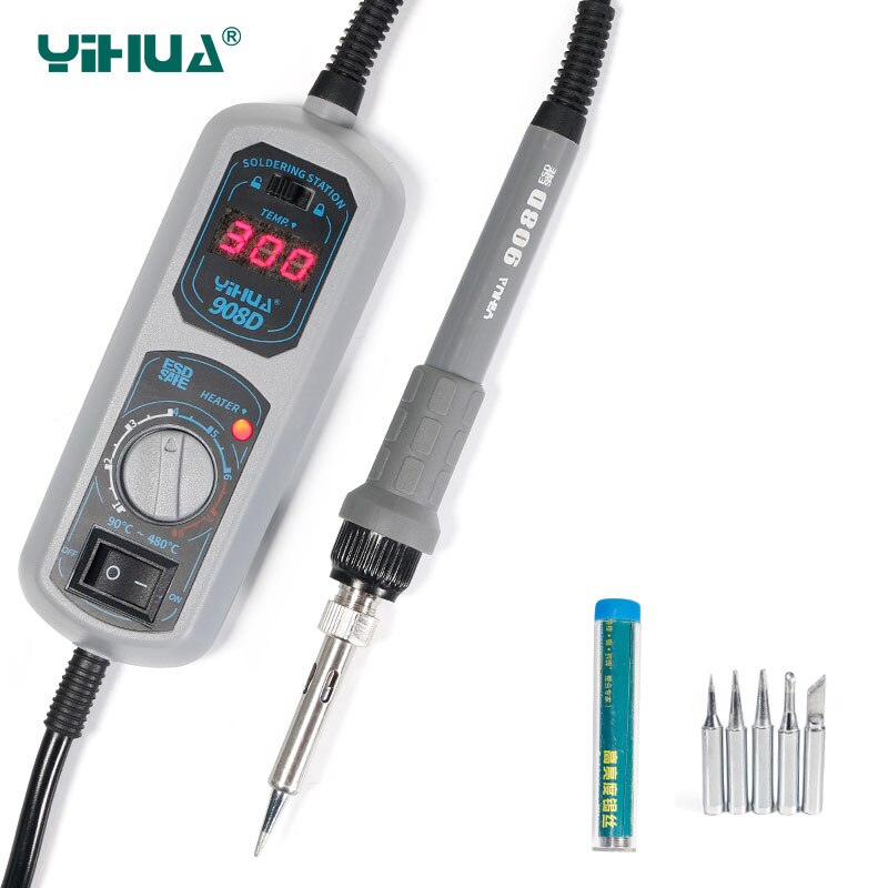 Original 220V/110V YIHUA 908D Soldering Iron Tempe... – Vicedeal
