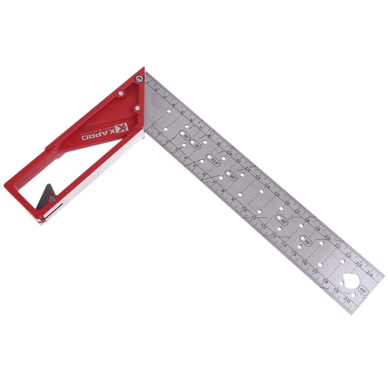 45/90 Degree Triangle Square Ruler 30cm Stainless ... – Vicedeal