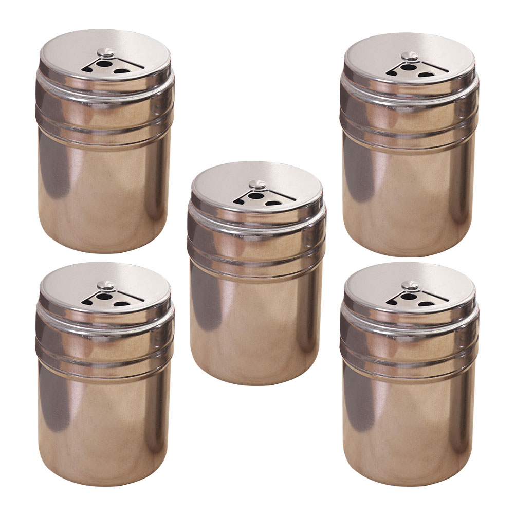 5pcs Stainless Steel Seasoning Box Empty Condiment... – Grandado