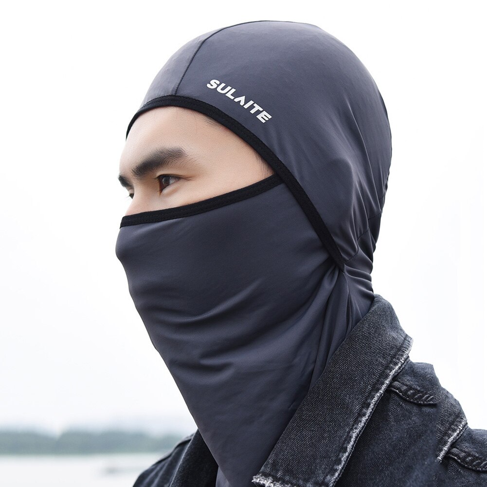 SULAITE Breathable Motorcycle Ice Silk Headgear Fu... – Grandado