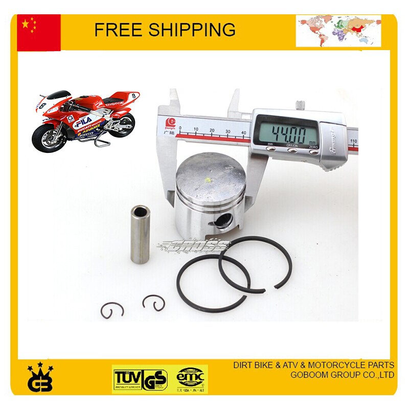 47cc 49cc pocket bike 44mm 40mm piston ring pin se... – Vicedeal