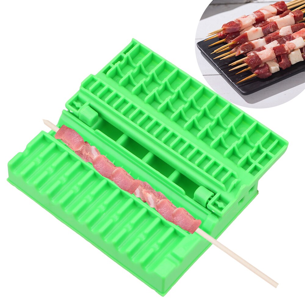 BBQ supplies Barbecue Stringer Skewers Kebab Maker... – Grandado