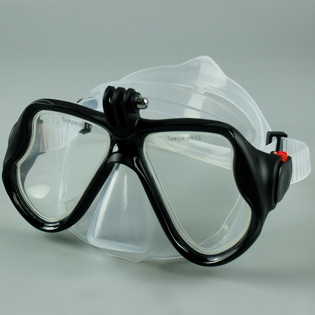 Dive Mask with Camera Mount Diving Glass Anti-Fog ... – Vicedeal