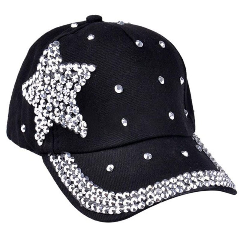 trendy simple star shaped clear rhinestone crystal... – Grandado