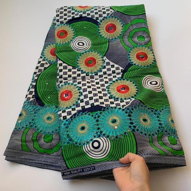 Afrikaanse Batik Tissue Doek Kant Wax Brocade Gedr... – Vicedeal