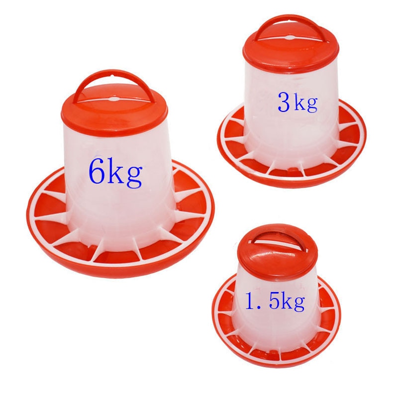 Fjerkræ 1.5kg 3kg 6kg kyllingefoder fugle drikkefu... – Grandado