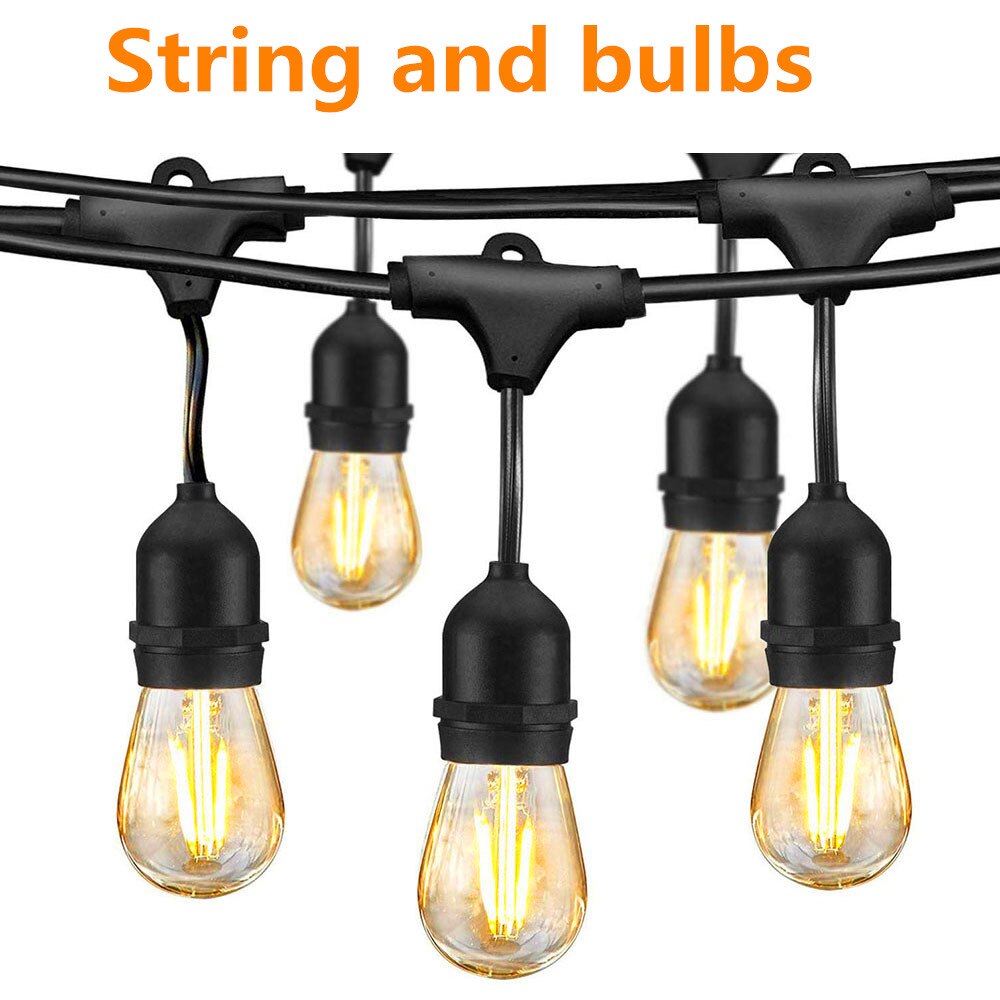 IP65 5M 10M Commerciële Grade E27 Lamp Led String ... – Vicedeal