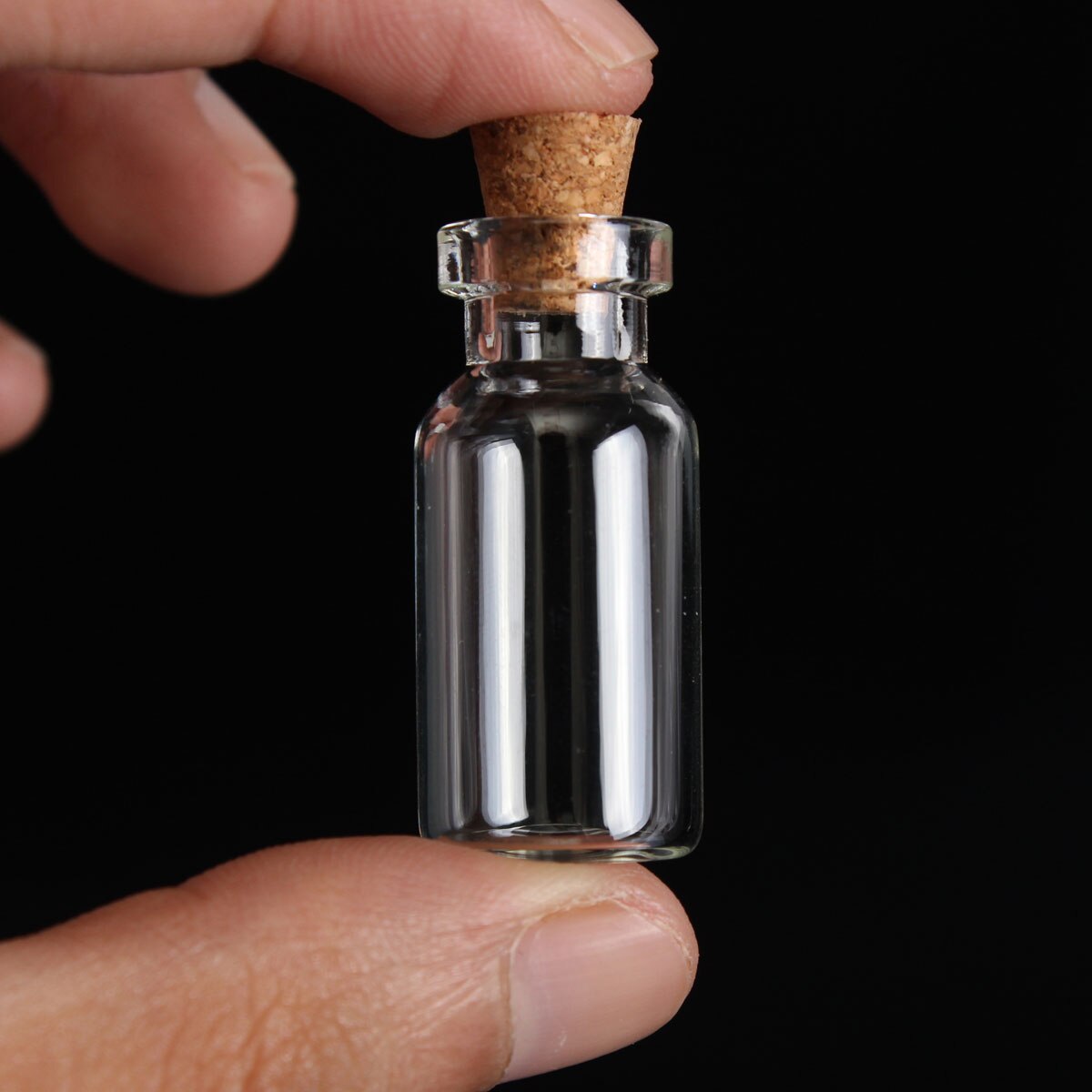 1Pcs Transparent Clear Cute Tiny Mini Empty Cork G... – Grandado