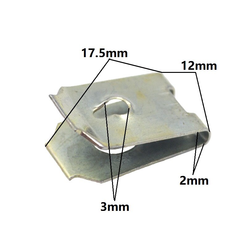 KE LI MI 30PCS Metalen Clip U-Type Schroef Pakking... – Grandado