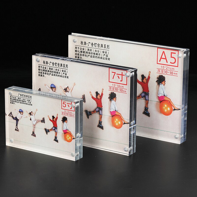 Strong Magnetic Thick 10CM Acrylic Table Card Sign... – Grandado