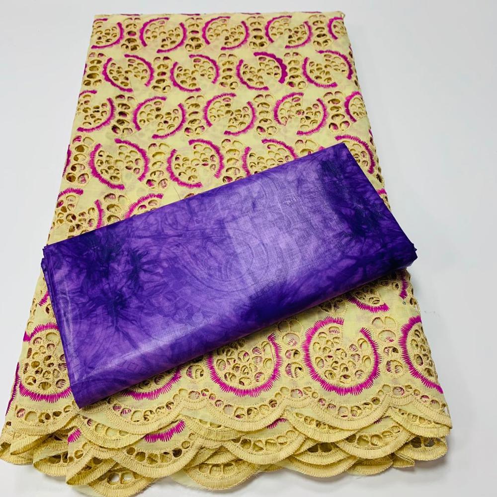 swiss lace fabric 2.5yards +2.5yards bazin riche f... – Grandado