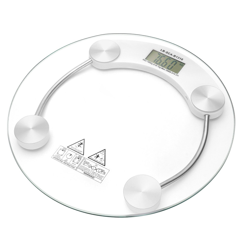 Toughened Glass Electroni Digital Body Scales 5-15... – Grandado