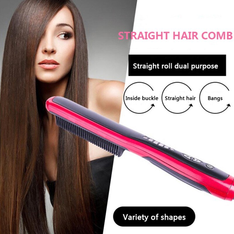 Straight Hair Comb Straightener Straight Hair Lazy... – Grandado