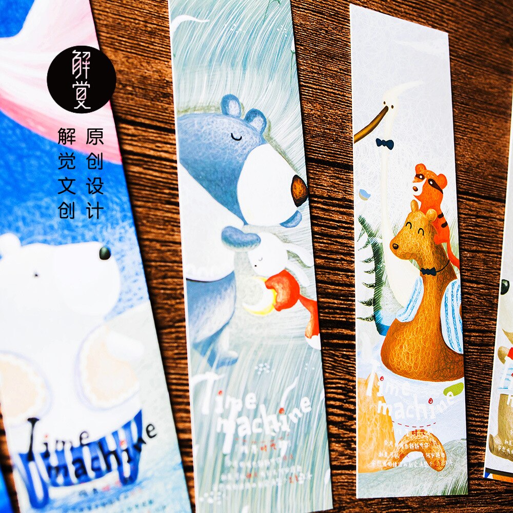 30pcs/pack Time Machine Bookmark Paper Bookmarkers... – Grandado