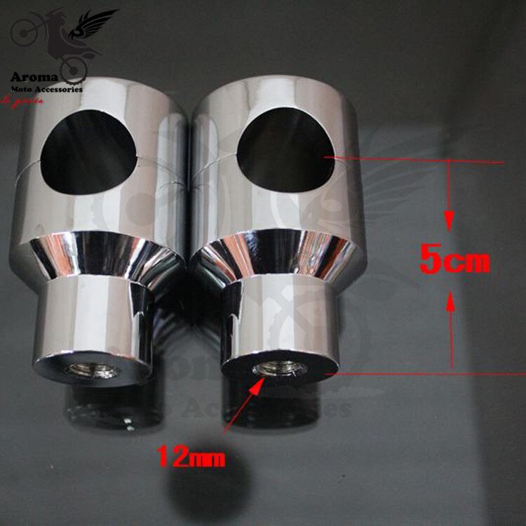 25MM 1" sliver chrome motorbike handle bar mo... – Grandado