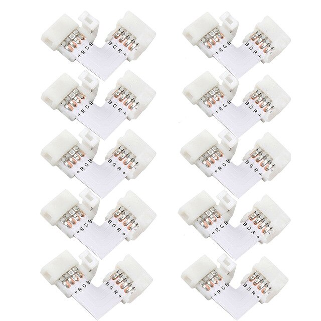 10mm Connector 4 Pin L T Cross Shape PCB Solderles... – Grandado
