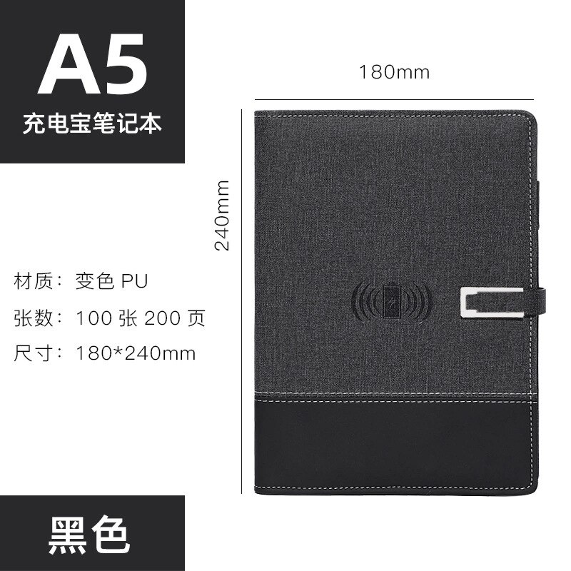 Multifunctional Notebook A5 Built-in 8000mAh Mobil... – Grandado