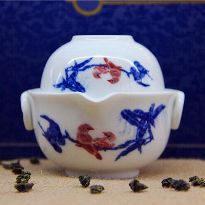 Tea set Include 1 Pot 1 Cup gaiwan,Beautiful and e... – Grandado