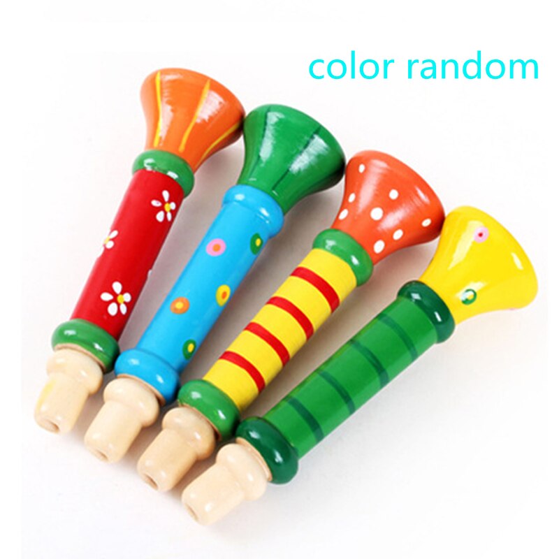 Baby Wooden Trumpet Trumpet Whistle Musical Instru... – Grandado