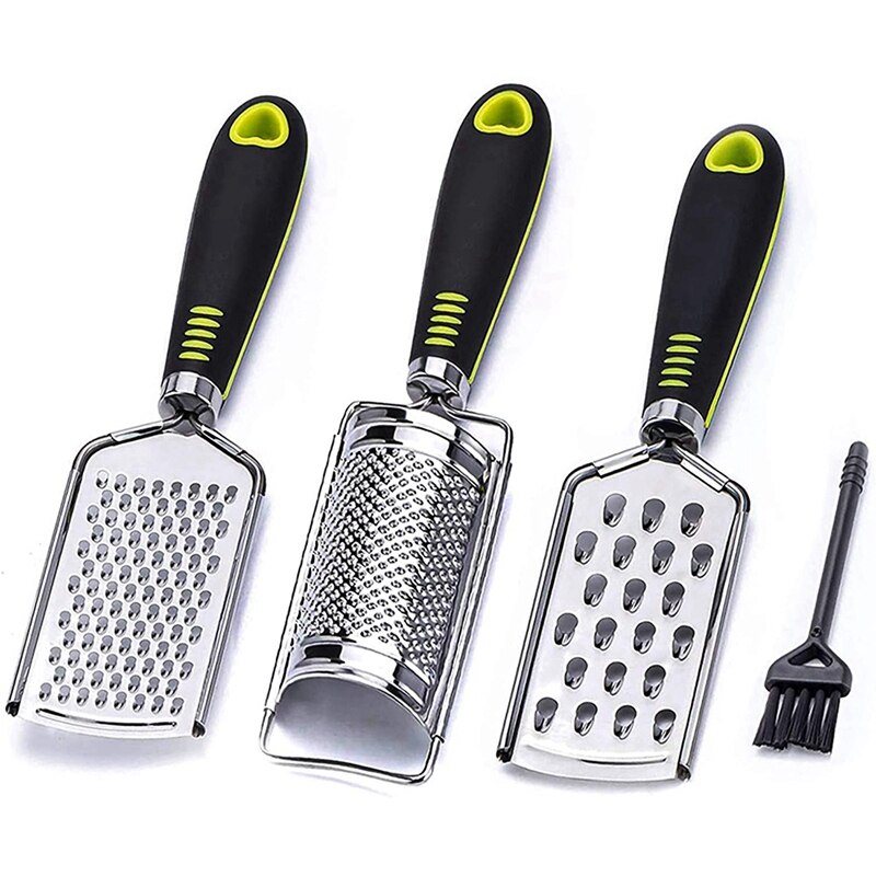 Kitchen Cheese Grater Lemon Zester, 3 Graters Set,... – Grandado