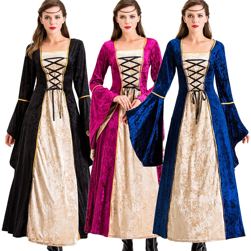 Halloween Costumes For Women,Cosplay Velvet Dress ... – Vicedeal
