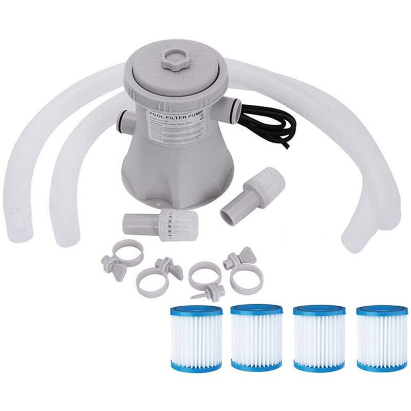 Klar Cartridge Filter Pumpe für Oberirdische Pools... – Vicedeal