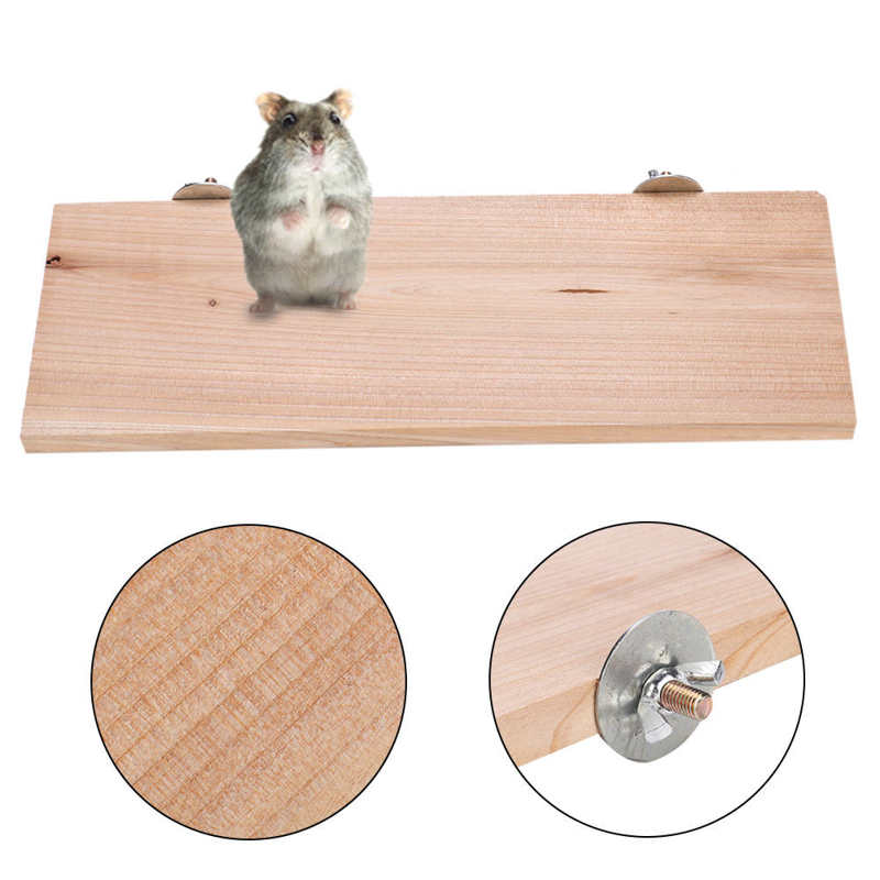 Chinchilla Platform Hamster Platform Cage Chew Toy... – Grandado
