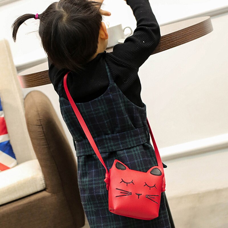 2 Pack Little Girls Purses Cute Cat Shoulder Cross... – Grandado