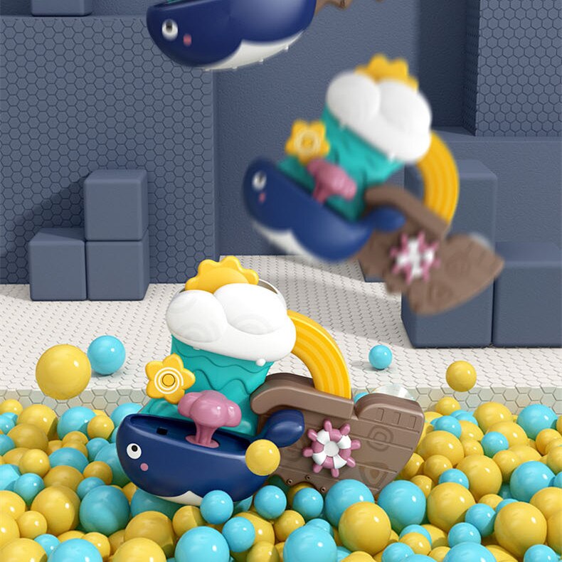 Bath Toys Baby Water Spray Toy Game Whale Cloud Mo... – Grandado