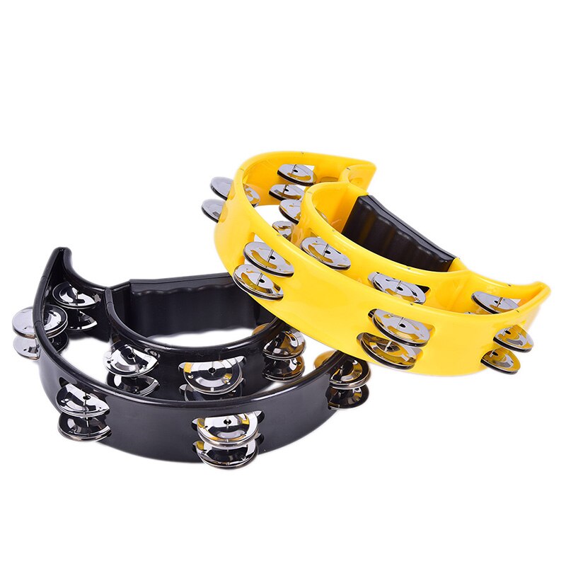 Double Half Moon Music Tambourine Percussion Tambo... – Grandado