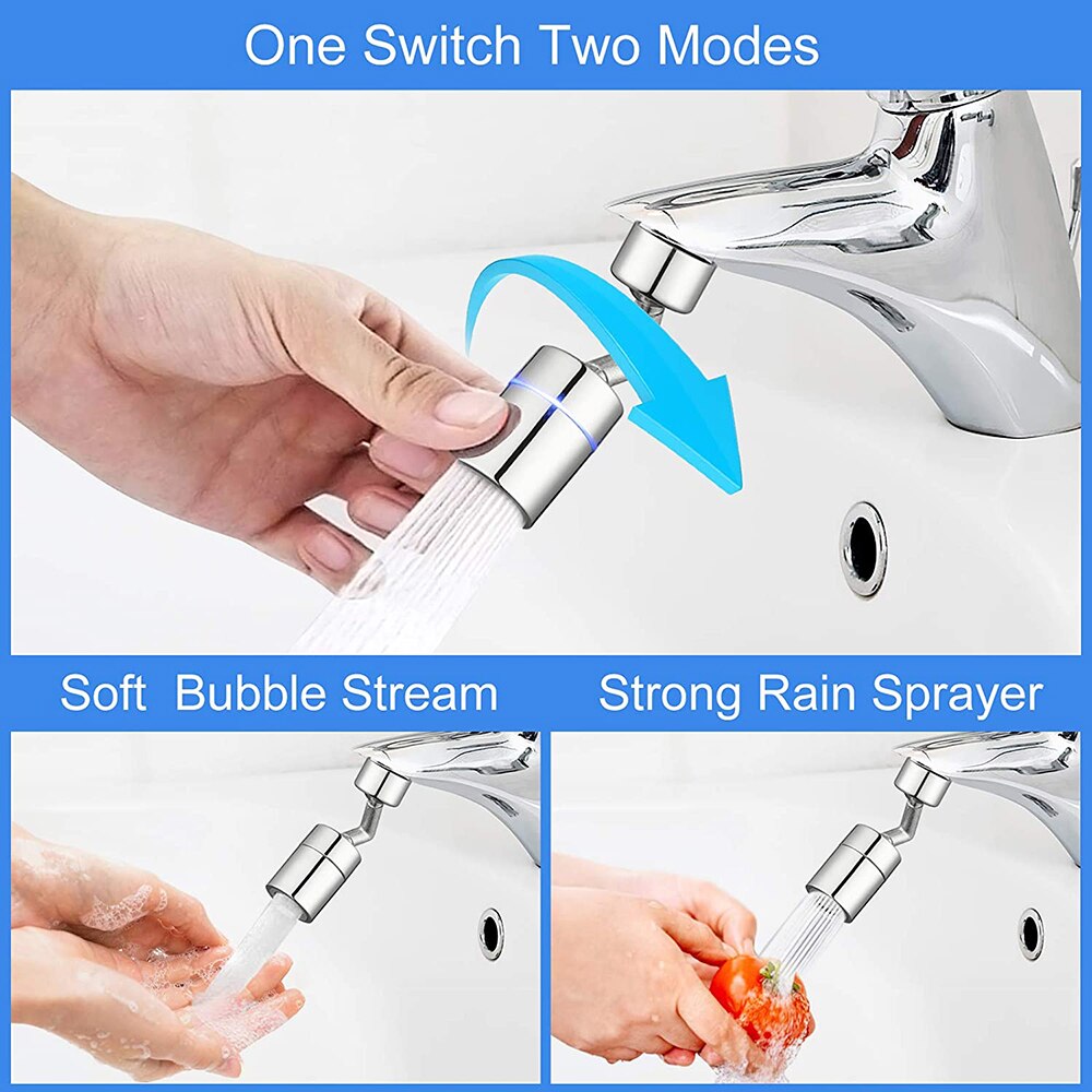 720 Degree Universal Splash Filter Faucet Movable ... – Vicedeal