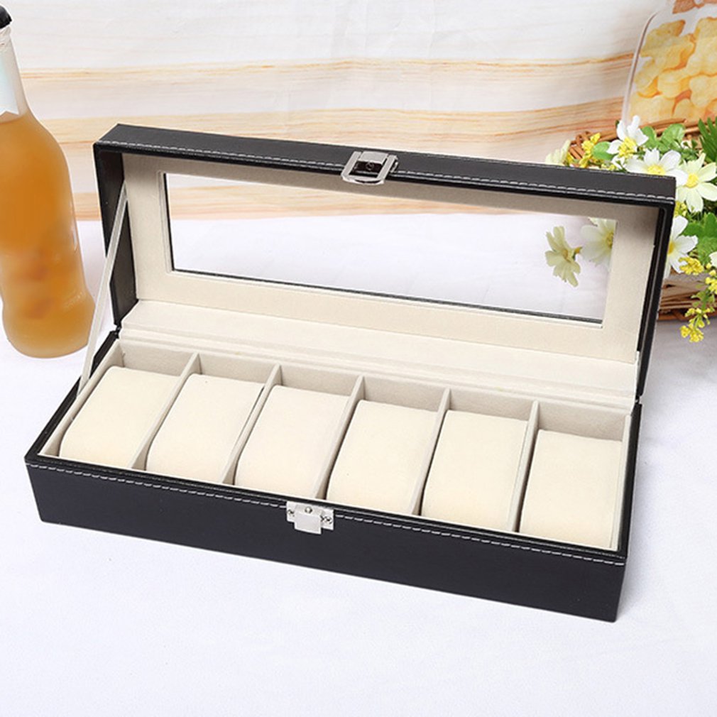 6 Horloge Doos Horloge Case Luxe Sky Window Leathe... – Vicedeal
