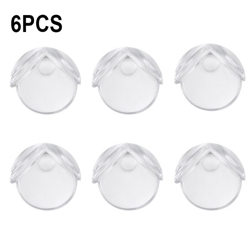 6pcs Rubber Ball Transparent L Shape Baby Safety S... – Grandado