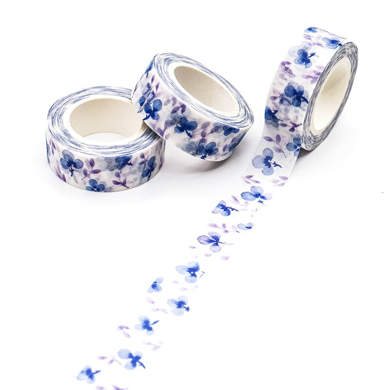 1 st lila blomma washi tejp självhäftande papperst... – Grandado
