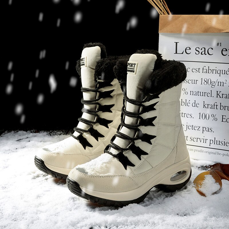 Nuovi stivali da donna invernali stivali da neve a... – Grandado