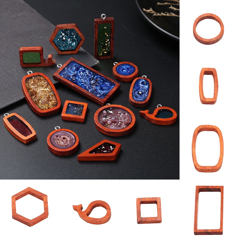 1pc Red Solid Wood Frame UV Resin Mold DIY Epoxy R... – Vicedeal