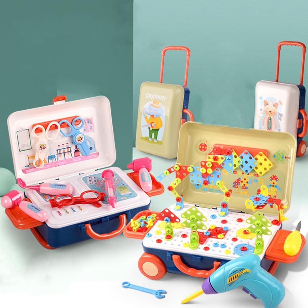 Children Pretend Play Game Props Portable Suitcase... – Grandado