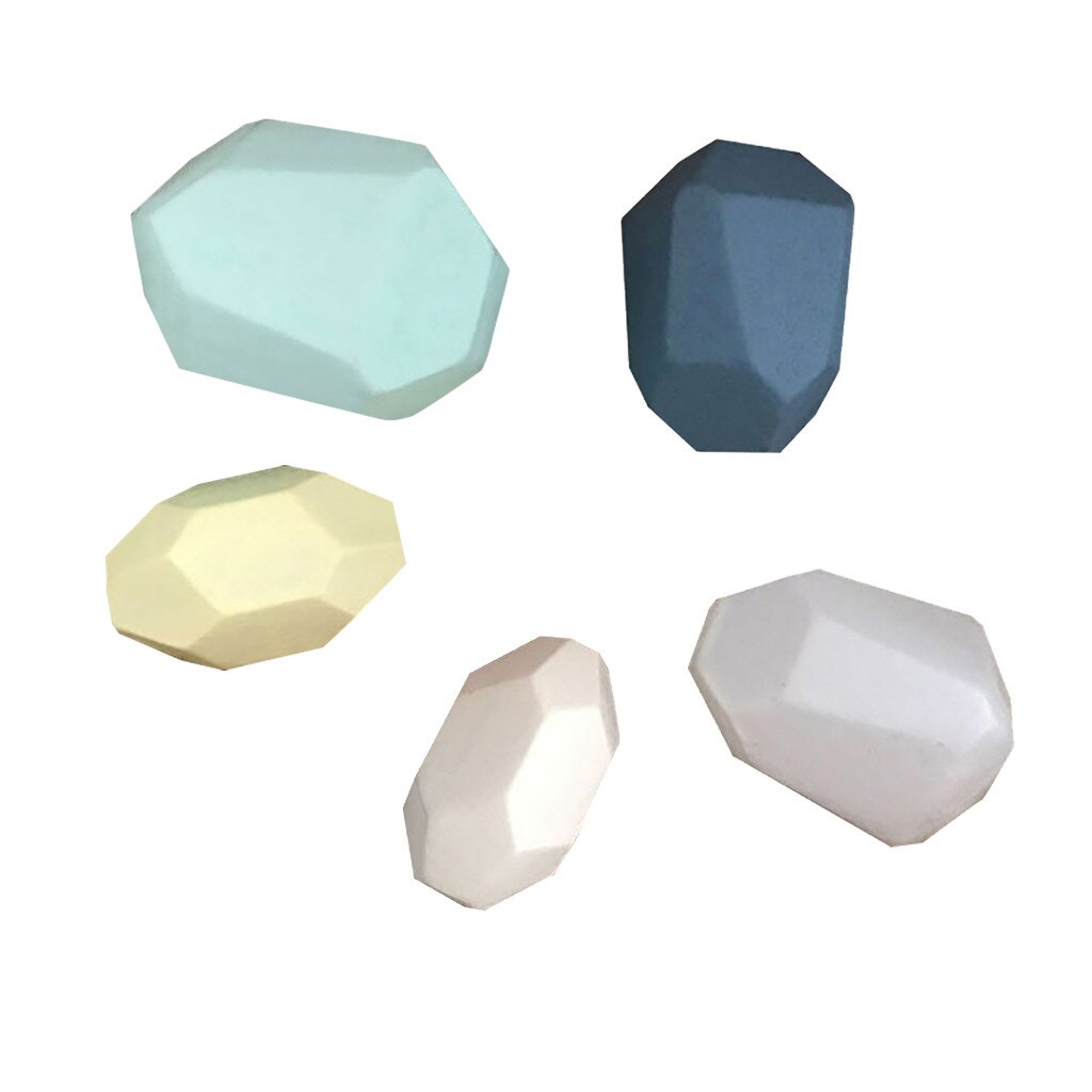 Children Wooden Colored Stone Jenga Building Block... – Grandado