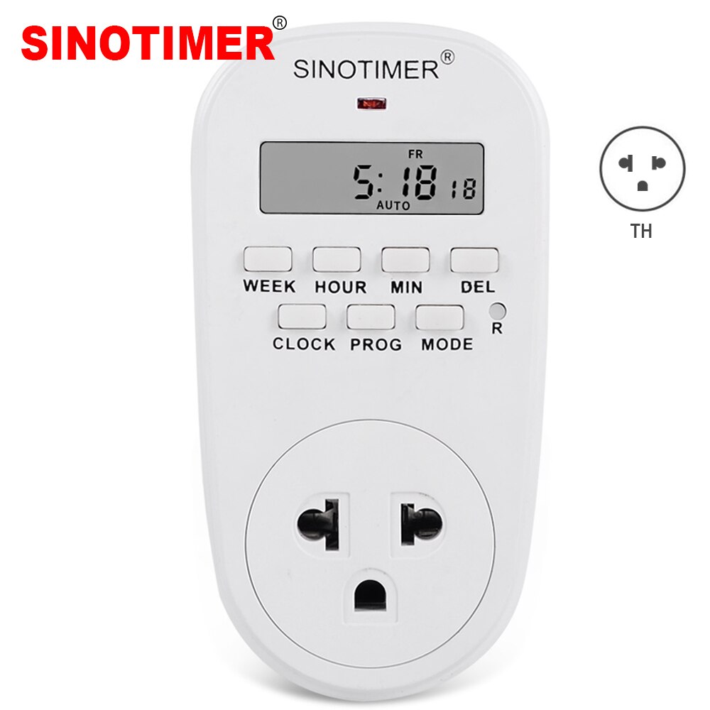 Thailand TH Stecker 220V 50Hz Elektronische Digita... – Grandado