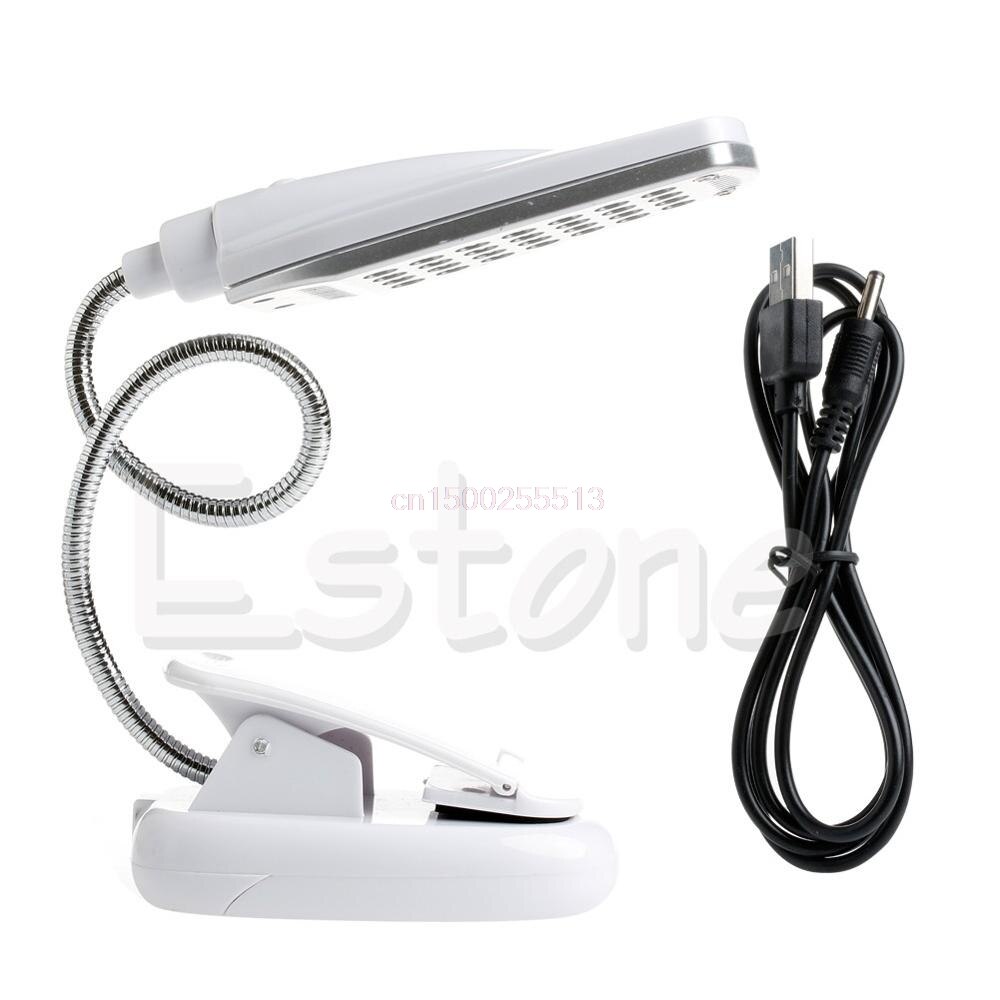 Reading light Flexible USB 28 LED Light Clip On Be... – Grandado
