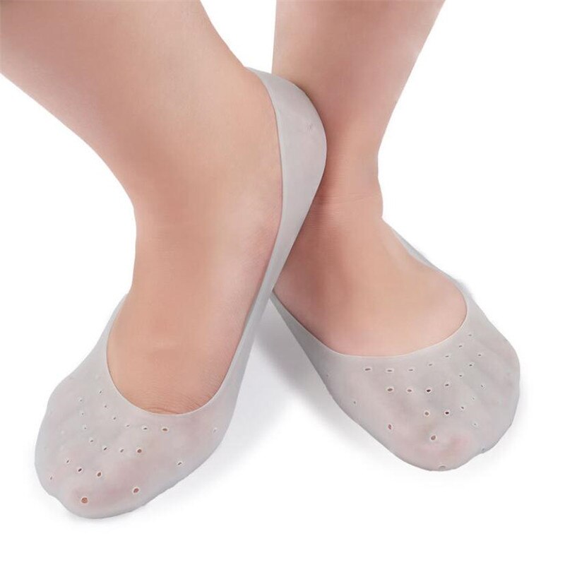 2 Pcs Silicone Insole Gel Sock Foot Care Feet Prot... – Grandado
