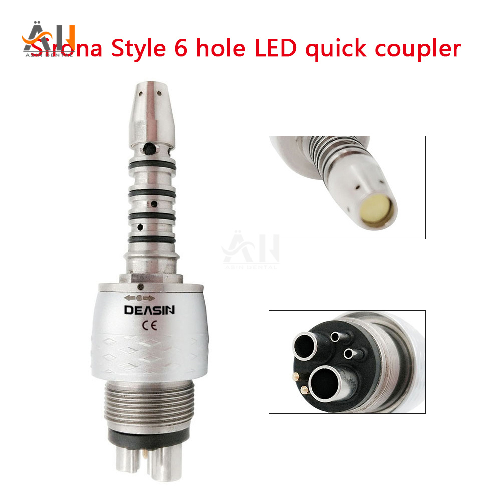 Dental Coupling 4Holes LED Coupler 6Holes Adapter ... – Vicedeal