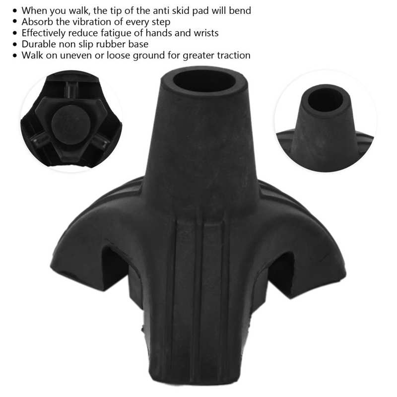 Walking Sticks Base Soft Walking Cane Tip for Fold... – Vicedeal