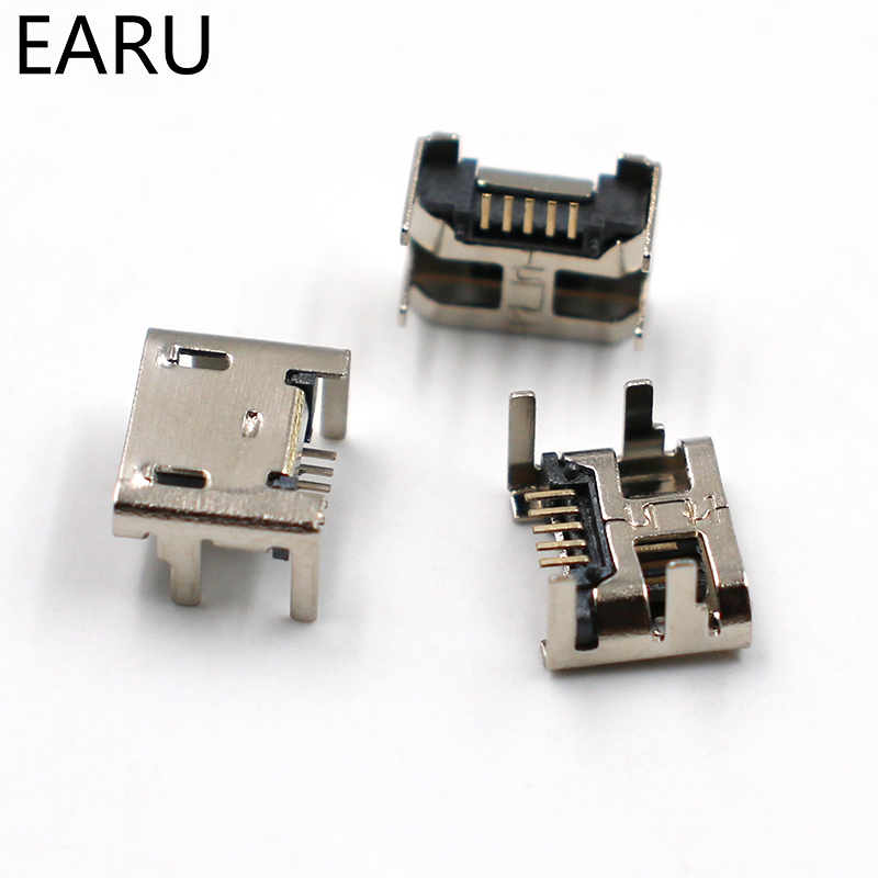 10 stks Micro USB connector 5pin seat Jack Micro V... – Vicedeal